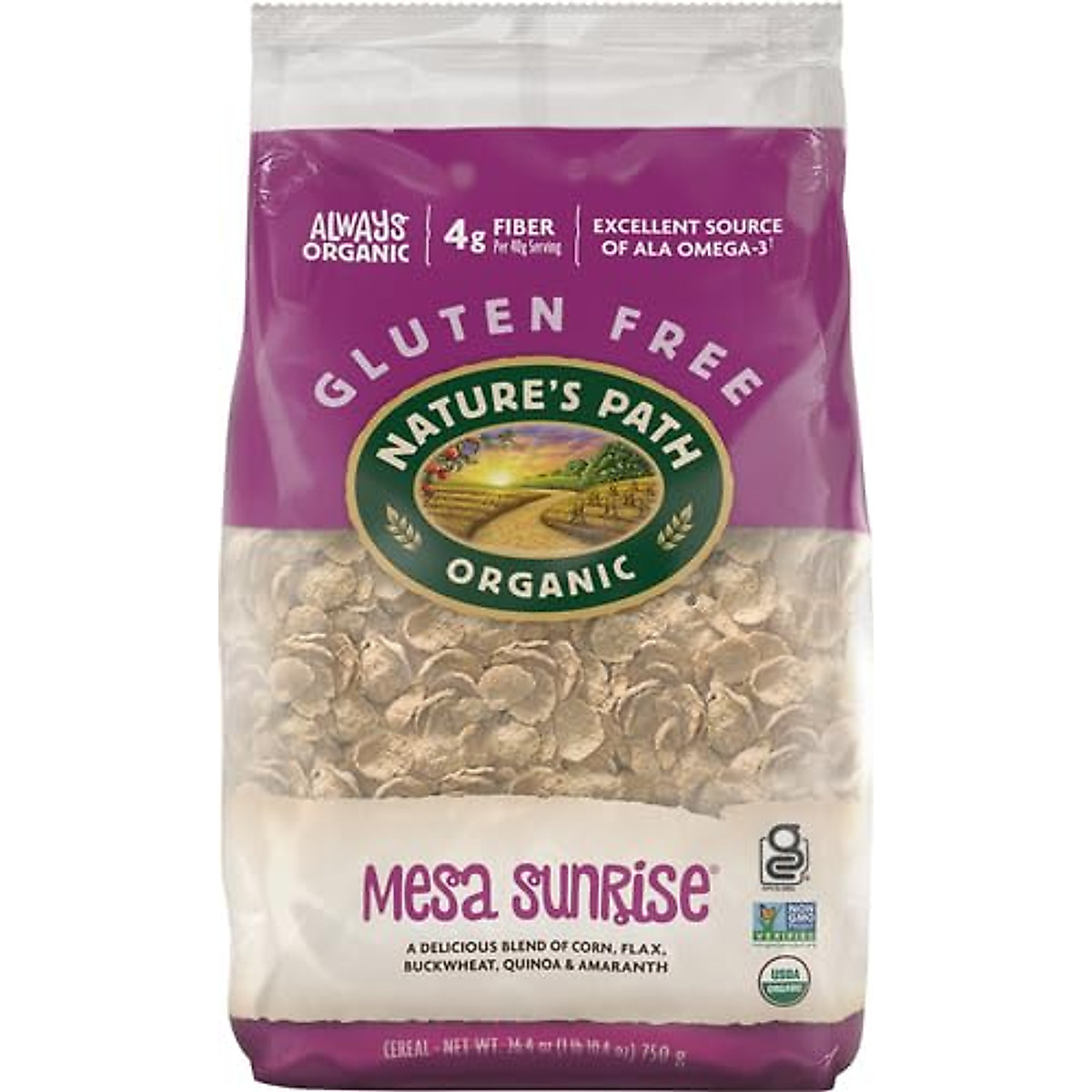 Nature's Path Organic Cereal, Mesa Sunrise, 1 lb 10.4 oz Earth Friendly Package, Gluten Free