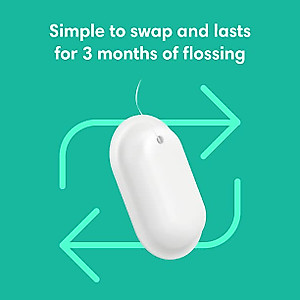 quip Floss Pick Refill Pod, Replaces 180 Single-Use Plastic Picks, Mint