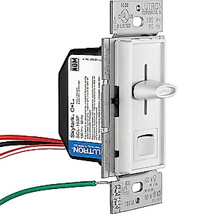 Lutron Skylark LED+ Dimmer Switch for Dimmable LED, Halogen and Incandescent Bulbs | 150W/Single-Pole or 3-Way | SCL-153P-LA | Light Almond