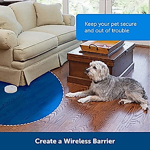 PetSafe Pawz Away Indoor Pet Barrier with Adjustable Range – Dog and Cat Home Proofing – Static Correction – Wireless Pet Gate Keeps Areas Off Limits – Battery-Operated – For Pets 5 lbs. and Up