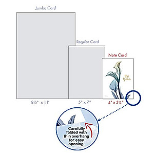 The Best Card Company - 20 Bulk Sympathy Thank You Cards (4 x 5.12 Inch) - Boxed Bereavement Notecards, Assorted Gratitude Set (10 Designs, 2 Each) - Blooming Expressions AM6221STG-B2x10