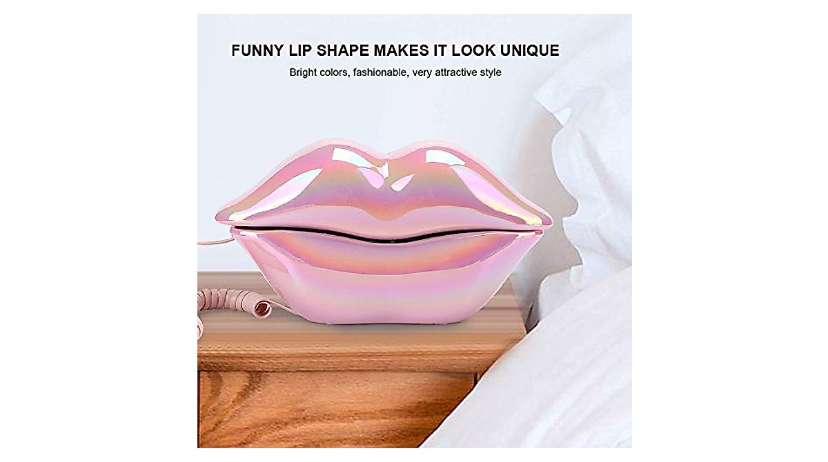 Funny Lip Shape Landline Phone for Stylish Homes