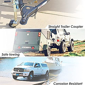 Trailer Jack Wheel Replacement 2000 lbs, 6" Trailer Jack Foot Wheel, Dual Wheel Swivel Trailer Tongue Jack Wheel for Trailer Jack with Pin for Boat Trailer Camper Rv