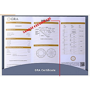 TwoBirch 18k White Gold Plated Tennis Bracelet 3MM with Round Moissanite (Sterling Silver, Size 7.5, 5.7 CT DEW)