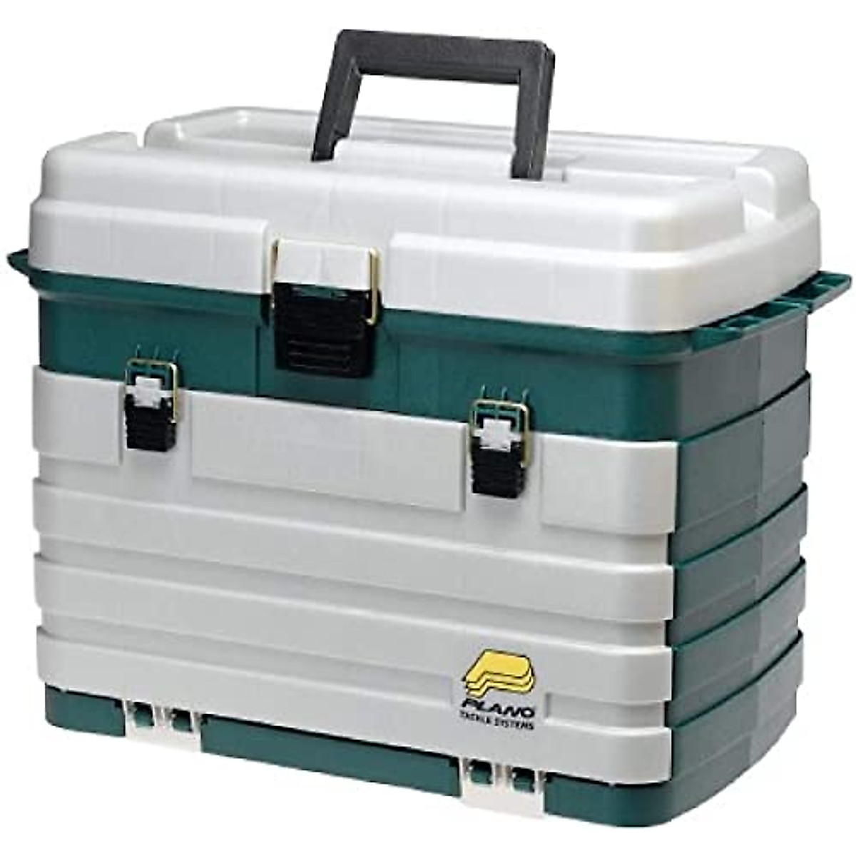 Plano 4-Drawer Tackle Box Green Metallic/Silver ,One Size
