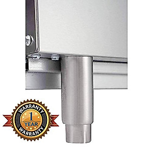 Cook Rite ATSP-18-1L Single Stock Pot Stove Natural Gas Stainless Steel Countertop Portable Commercial Gas Burner Range - 80,000 BTU