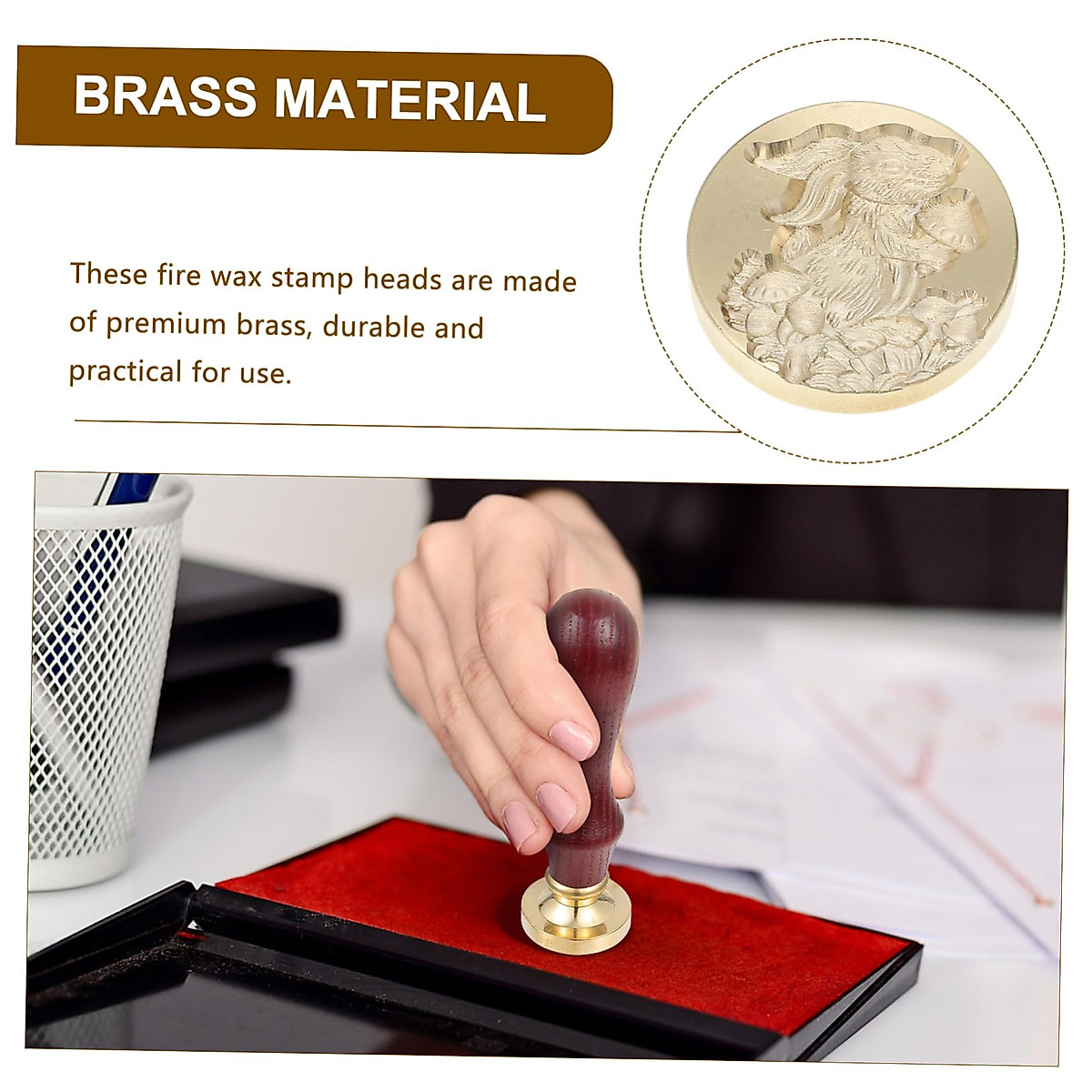 EXCEART 1pc Wax Seal Envelope Seal Stamp Animal Wax Stamp Wax Letter Seal Bunny Envelope Stamp Easter Bunny Vintage Seal Stamp Wax Stamp Seal Animal Stamps Brass Office Old Fashioned Suite