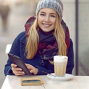 Sodsay Card Case Slim Front Pocket Wallet for Women Credit Card Holder with Keychain(CH Champagne Gold)