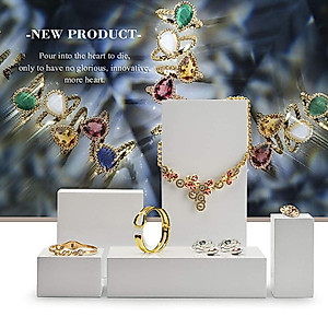 Oirlv Solid Wood Minimalism Style Jewelry Display Stand Showcase Jewelry Organizer Square Holder (SM05205)