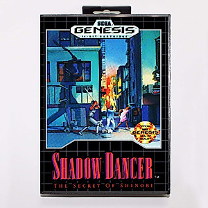 Shadow Dancer The Secret of Shinobi Game Cartridge 16 bit MD Game Card With Retail Box For Sega Mega Drive For Genesis