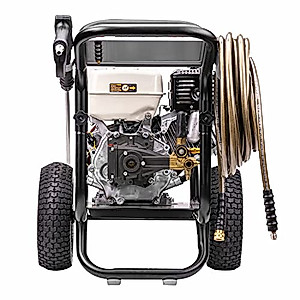SIMPSON Cleaning PS60869 PowerShot 4000 PSI Gas Pressure Washer, 3.5 GPM AAA Triplex Pump, Honda GX270 Engine, Includes Spray Gun, Wand, 5 QC Nozzle Tips, 3/8-inch x 50-Foot Monster Hose, 49-State