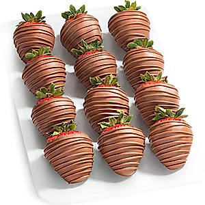 12 Magical Milk Chocolate Covered Strawberries