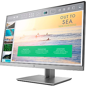 HP 23’’ (58.4 cm) EliteDisplay E233 IPS LED Backlit FHD Anti-Glare Computer Monitor with Pivot Rotation (Black/Silver)