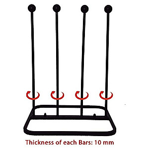 ARSUK Boot Rack Organizer for Tall Boots - Boot Storage Solutions for Entryway, Boot Stand & Holder for 2 Pair and 4 Pair - Free Standing Shoe Rack