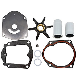 UanofCn 821354A2 Water Pump Impeller Kit for Mercury Mariner Marine Outboards 25 to 50 HP Motor with Tubes