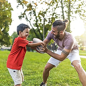 K KENON Engraved Footballs for Son from Mom - Personalized Composite Leather American Football - Anniversary Christmas Graduation Gifts for Son, Package of 1 (for Son from Mom)