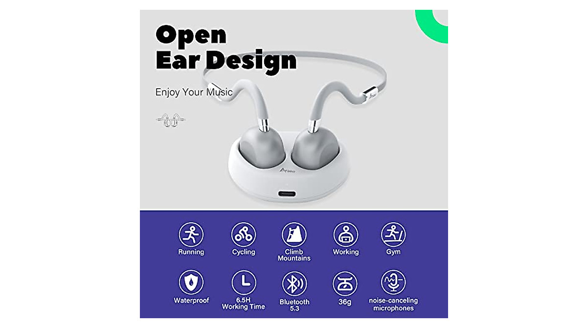 Ikko Breezy ITG01 Open Ear Sport Headphones | IPX6