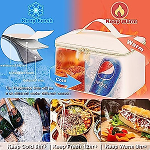 Weitars Lunch Backpack For Women,15.6 Inch Laptop Backpack For Women Backpack, Travel Backpack,Work Backpack For Women (Beige)