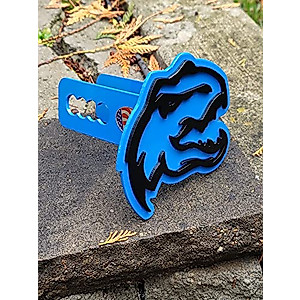 Dodge TRX Logo Custom Hitch Cover (Black & Blue)