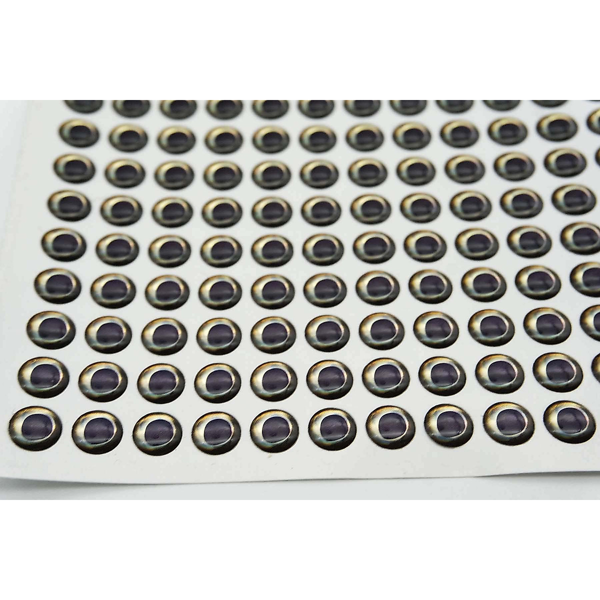 HTHYLURE 240 PCS Fishing Lure Eyes Simulation Fishing Lure Eyes 4D 3D Realistic Artificial Holographic Fake Earth Eyes Lure Baits Making Fishing Tying Lures Crafts DIY Fishing Lure Accessory