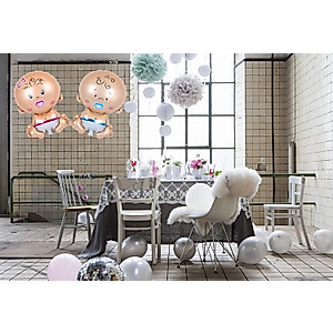 4PCS Gender Reveal Baby Foil Balloon Suitable for Baby Shower Party Supplies Decoration Wedding Kids Birthday Party Balloon Decoration Supplies