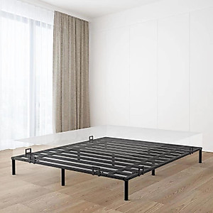 Xeitive Non Slip Mattress Gaskets for Bed Frame, 6 pcs Mattress Holder in Place Gripper, Anti-Slip Baffle Fit for Metal Bed Frames, Easy to Installation Metal Pad Gripper, Black