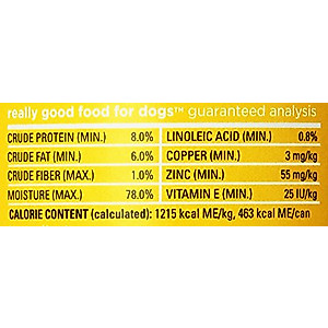 Pedigree Meaty Ground Dinner With Chunky Turkey And Bacon Canned Dog Food 13.2 Ounces (Pack Of 24)