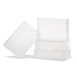 EarthWise Aromatics Clear Glycerin Soap Base - 2 lb - Easy to Melt and Pour - Moisturizing - DIY Handmade Soap