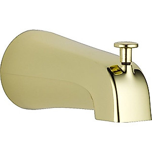 Delta Faucet U1075-PB-PK Diverter Tub Spout, Polished Brass, 0.5