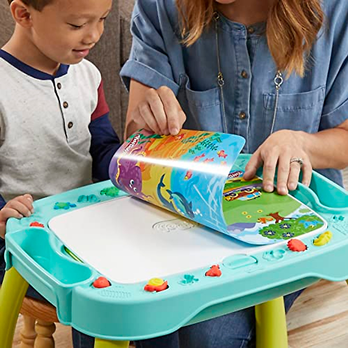 Play-Doh All-in-One Creativity Starter Station Activity Table Playset, Preschool Toys, Starter Sets, Kids Arts & Crafts, Ages 3+