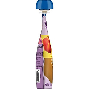 Plum Organics Stage 2, Organic Baby Food, Peach, Banana and Apricot, 4.0 Oz, New Look, Packaging May Vary.