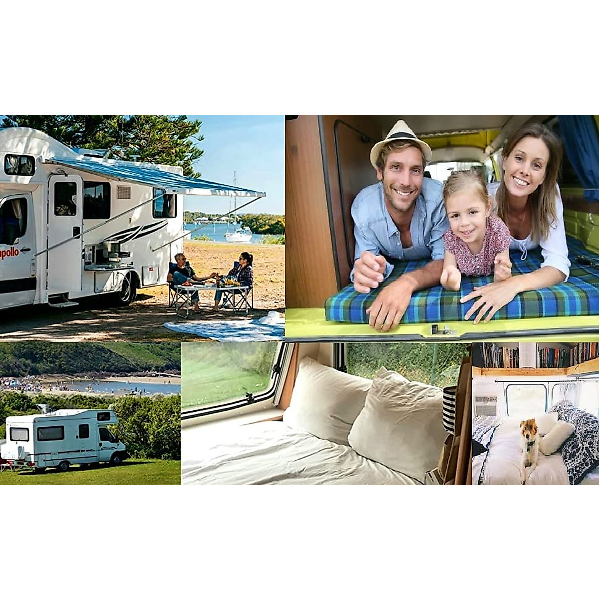 Microfiber RV Sheet Sets, 48x75 3/4 Full Bunk, Light Grey Solid, RV Bed Sheets for Campers, RV's & Travel Trailers Fit Mattress up to 8 Inch deep Motorhome RV Camping Sheets