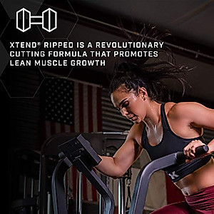 XTEND Ripped BCAA Powder Blueberry Lemonade | Cutting Formula + Sugar Free Post Workout Muscle Recovery Drink with Amino Acids | 7g BCAAs for Men & Women | 30 Servings