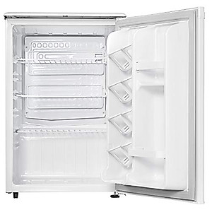 Danby Designer DAR026A1WDD-6 2.6 Cu.Ft. Mini Fridge, Compact Refrigerator for Bedroom, Office, bar, countertop, E-Star Rated in White