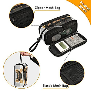 J JOYSAY German Shepherd Puppy Dog Pencil Case Large Big Capacity Pencil Bag for Girls Boys Pen Bag Stationery Pouch Zipper for College Students School Office