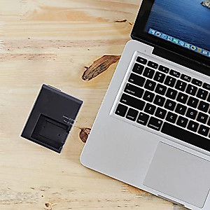 LC-E10E Quick Charger for Canon: LP-E10 LC-E10 LC-E10C Compatible 5108b002 Battery EOS 1100D 1200D 1300D 1500D 2000D 3000D 4000D kiss X50 X70 X80 X90 Rebel T3 T5 T6 T7 T100 DSLR Digital Camera black