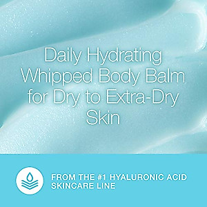 Neutrogena Hydro Boost Whipped Body Balm With Hydrating Hyaluronic Acid for Dry To Extra Dry Skin, Lightweight & Non-greasy Daily Moisturizing Balm, 7.0 Ounce (Pack of 1)