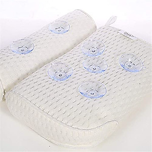 Bathtub Pillow Bath Pillow Ergonomic Home Hotel Bathtub Pillow with Suction Cup Bathtub Pillow Cushion Bath Accessories