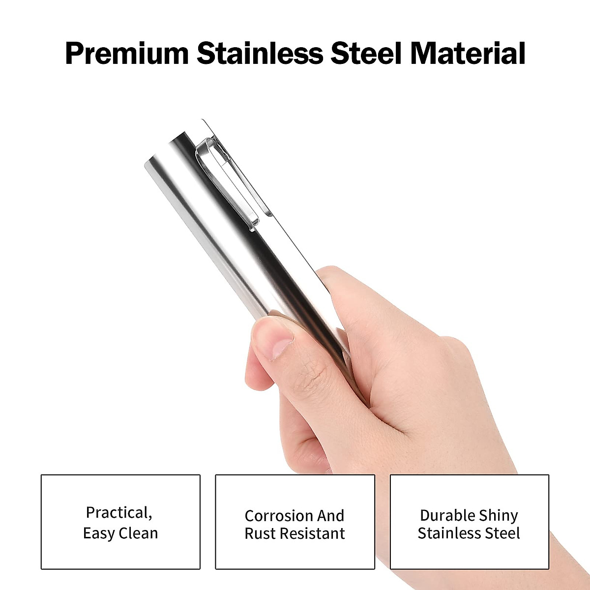 Crumbers for Servers, Crumb Sweepers, Food Crumb Scraper, Restaurant Crumb Cleaner, Portable Server Tools Stainless Steel Crumber Tool, Crumbers for Servers, Waiters, Waitresses (2 PACK, Pure Silver)