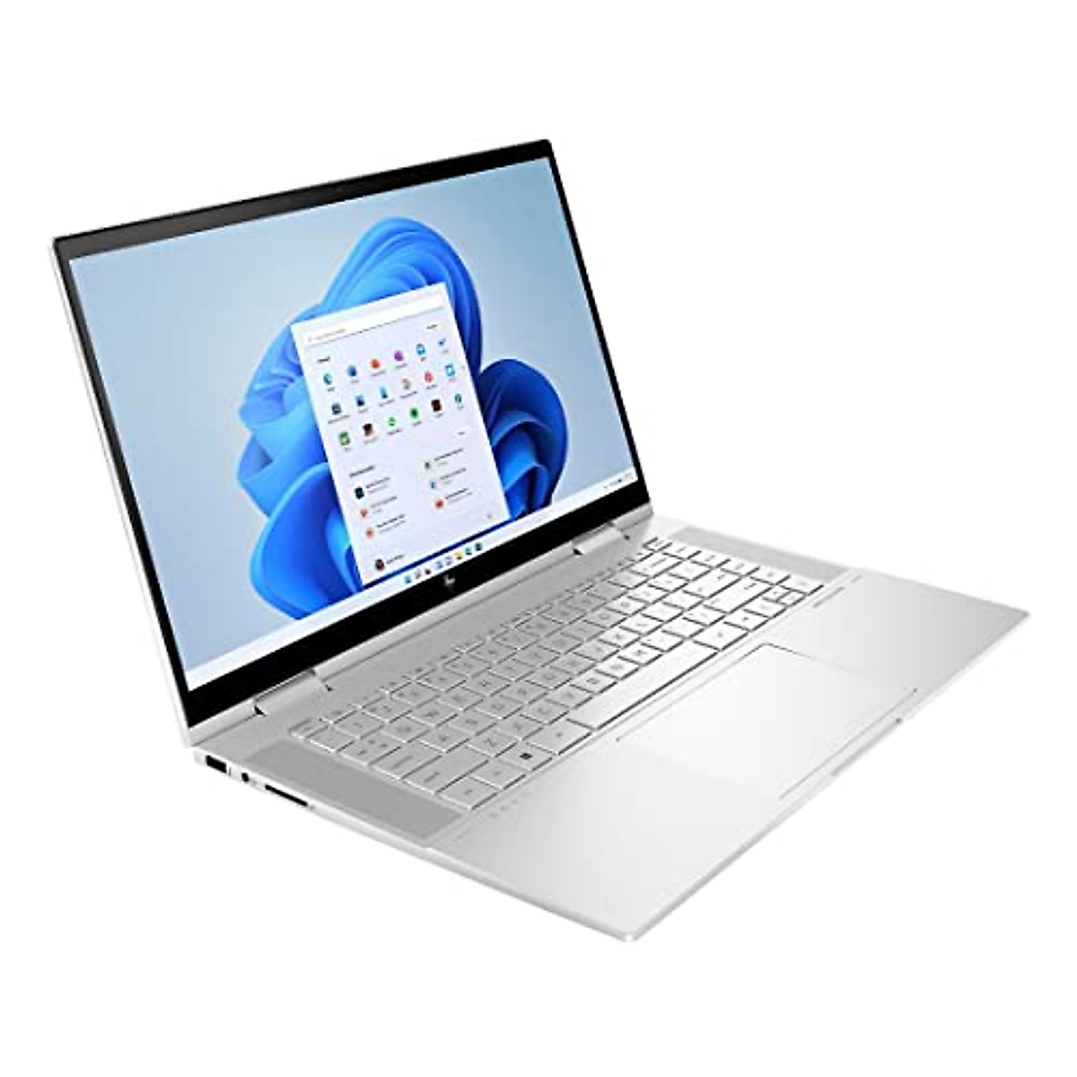 HP 2022 Envy X360 2-in-1 15.6" FHD Touchscreen Laptop, Intel Evo Platform Core i7 1255U, 64GB RAM, 2TB PCIe SSD, Backlit Keyboard, Intel Iris Xe Graphics, Windows 11 Pro, Silver, 32GB USB Card