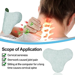 Sumifun 120 Counts Relief Patch for Neck, Shoulder, Knee and Muscle Soreness, Natural Herbal Patch for Neck