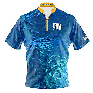 Logo Infusion Dye-Sublimated Bowling Jersey (Sash Collar) - I AM Bowling Fun Design 2017 - NO Logo (Large) Multicolored