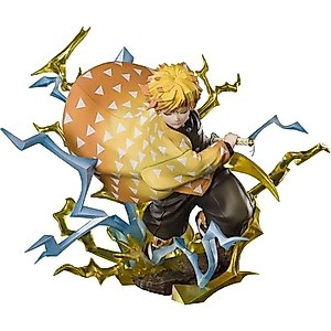 TAMASHII NATIONS - Demon Slayer: Kimetsu no Yaiba - Zenitsu Agatsuma Thunderclap and Flash, Bandai Spirits FiguartsZERO Collectible Statue