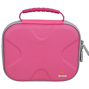 Aproca Hard Travel Storage Case, for Hi-Spec 27pc 3.6V Pink USB Small/Pink Power 3.6V Cordless Power Electric Screwdriver Set