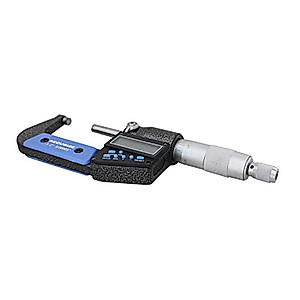 Accusize Industrial Tools 1-2''/25-50 mm by 0.00005''/0.001 mm 7-Key Electronic Digital Micrometer, Water Proof, Ac21-2022