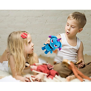 BIBHINN Pal Plush Depresso Monster Stuffed Animals Soft Plushies, Lamball Sheep Soft Plush Throw Pillow Cat Cattiva Doll Toy Girl boy Christmas Birthday Gift (Depresso)