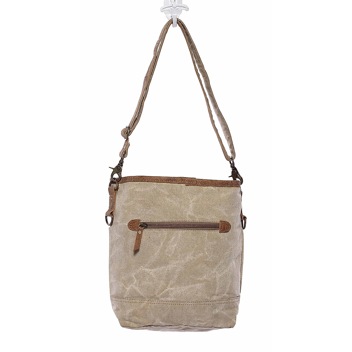 Myra Bag Flap Pocket Cowhide Shoulder Bag S-1125