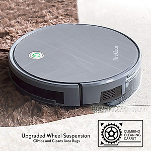 Smart Gyroscope Robot Vacuum Cleaner - Multiroom Navigation Mobile App Control and Alexa Compatible - Auto Charge Dock, 3 Step Air Filter - Cleans Hardwood and Carpet Floor - Pure Clean PUCRC660