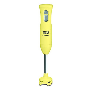 Tasty by Cuisinart Hand Blender, Yellow, 2.5"(L) x 2.5"(W) x 15.71"(H)