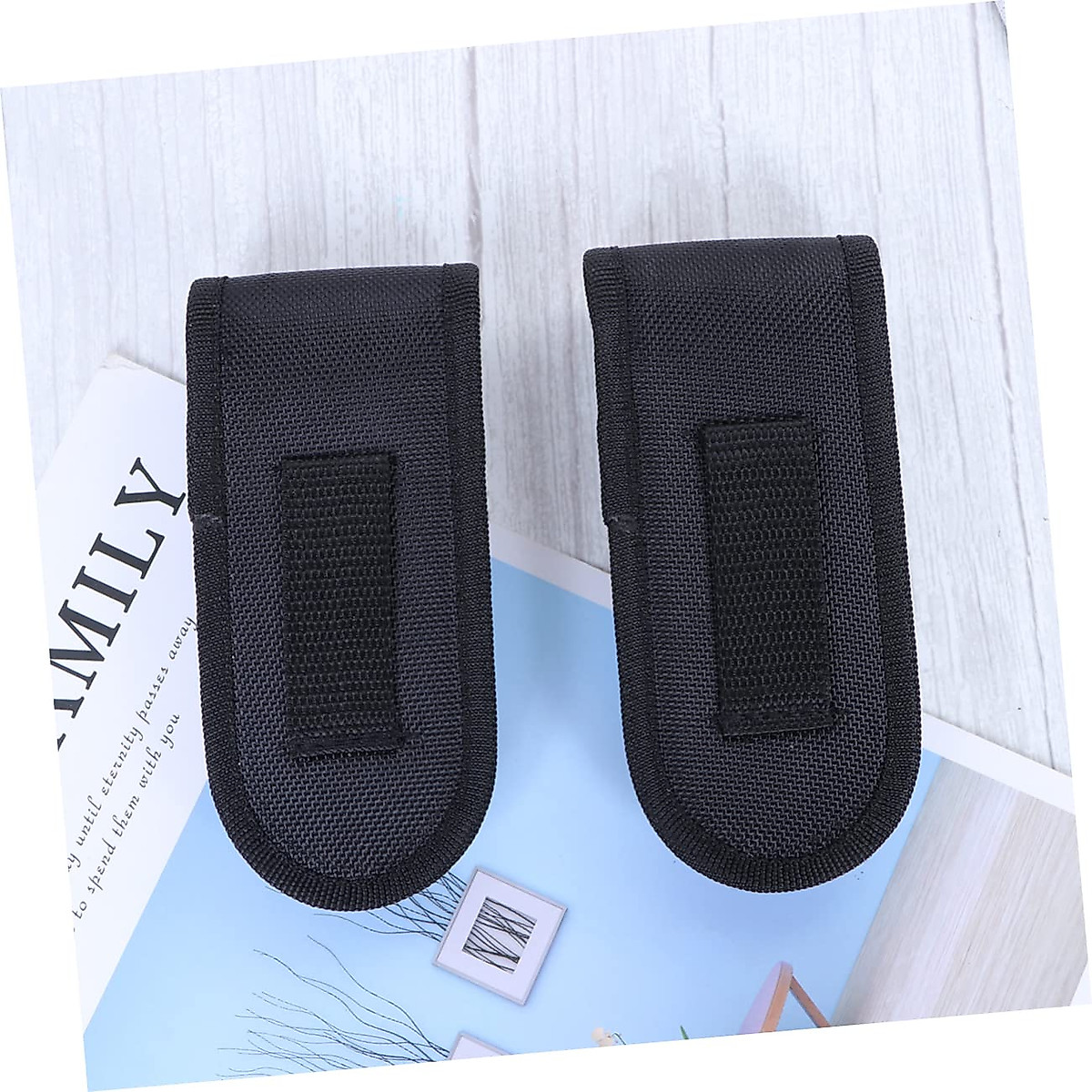 6 pcs Portable Pockets Knifes Pouch,Carry Nylon Sheaths for Folding Knives,Knifes Holders,Folding Pockets Knifes Organizer Pouch,Mini Holsters Holder,Folding Organizer Pouch,Storage Case